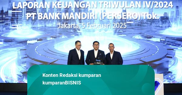Kredit Bank Mandiri Naik 19,5% ke Rp 1.670 T di 2024, Ini Segmen Paling Besar | kumparan.com